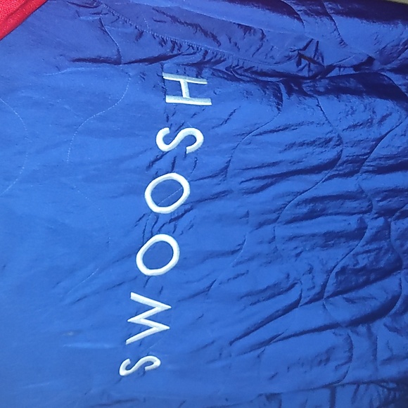 Nike | Jackets & Coats | Rare Double Swoosh Nike Button Up Jacket ...